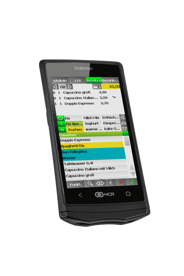 NCR Orderman Handhelds – UR Kassensysteme